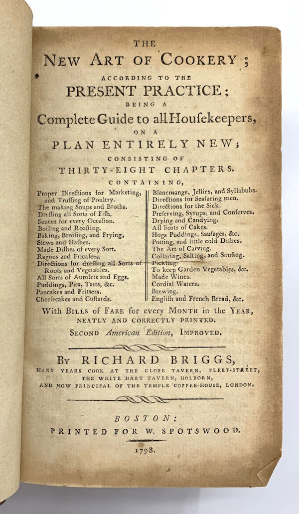 OP: The New Art of Cookery – Kitchen Arts & Letters