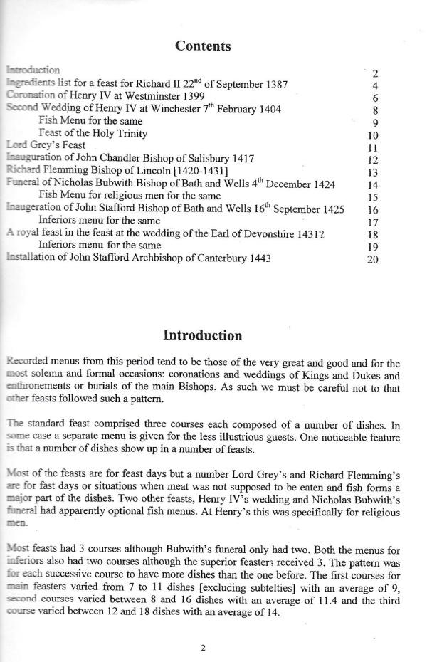 Medieval Feast Menus 1380-1450 – Kitchen Arts & Letters