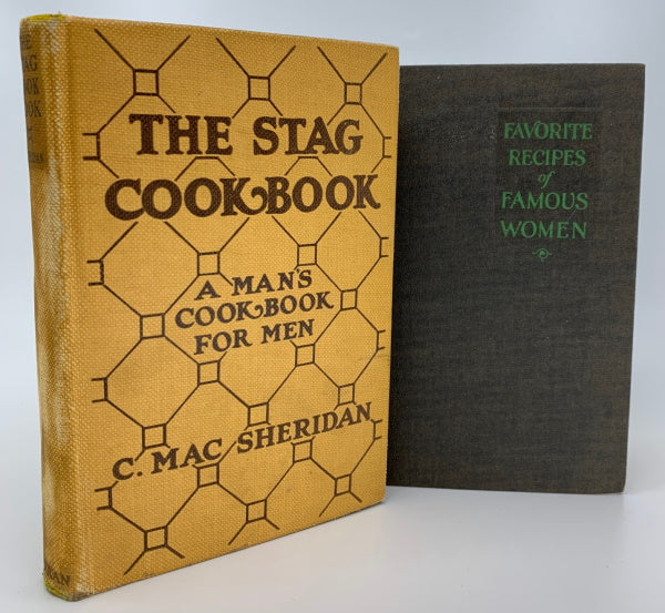 OP: The Stag Cook Book and Favorite Recipes of Famous Women (2 vols ...